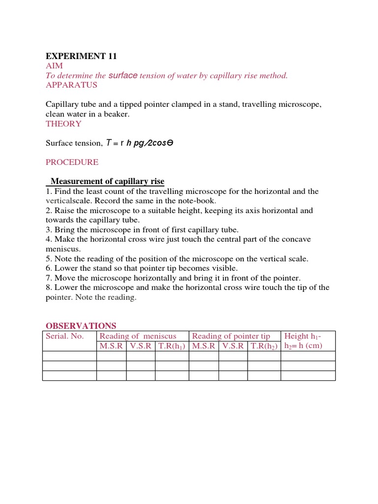 Determining the Speed of Sound in Air Using Resonance Tube and Tuning Forks | PDF | Resonance ...