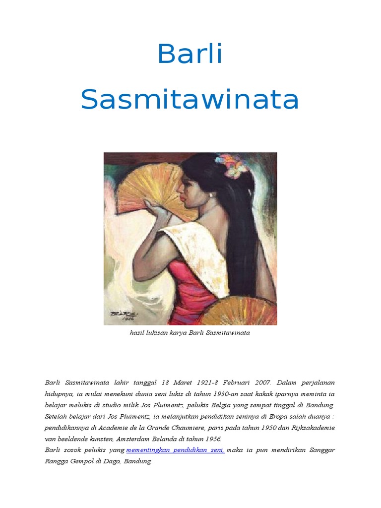 5 Hasil Lukis Dan Karya Lukisan | PDF