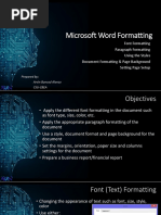 Lesson 4 - MS Word Inserting, Editing, Formatting Objects | PDF | Hyperlink | Software