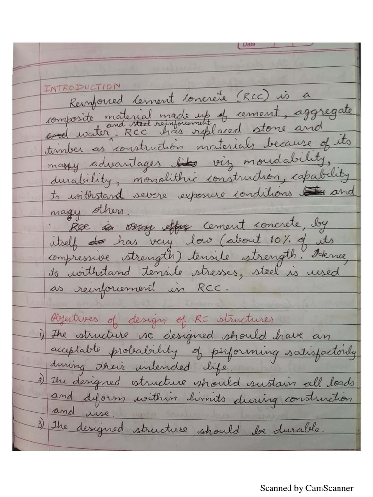 RCC Notes | PDF