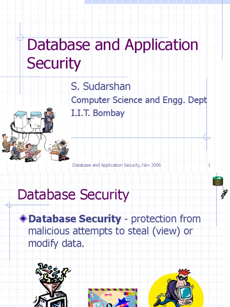 Database Security and Application Vulnerabilities | PDF | Public Key Cryptography | Databases