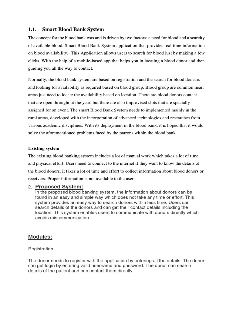 Smart Blood Bank App for Donor Search | PDF | Computer File | Android (Operating System)