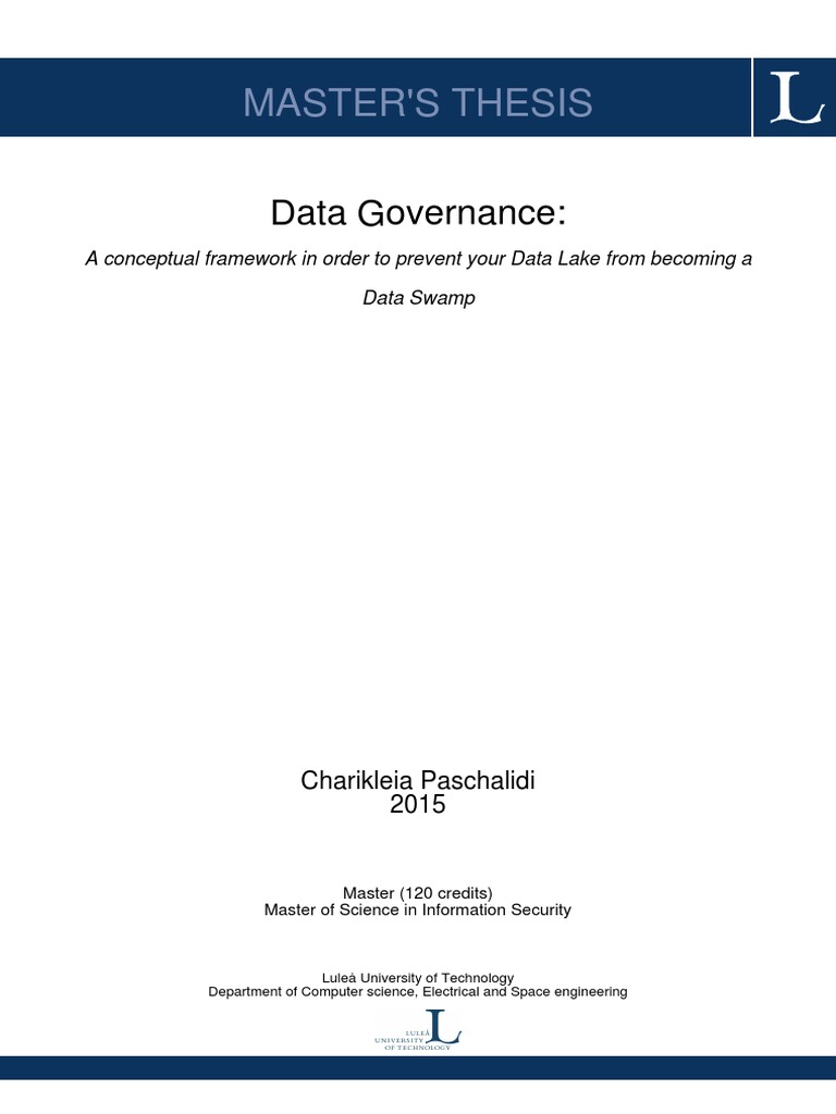 Data Governance A Conceptual Framework in Order To Prevent Your Data ...