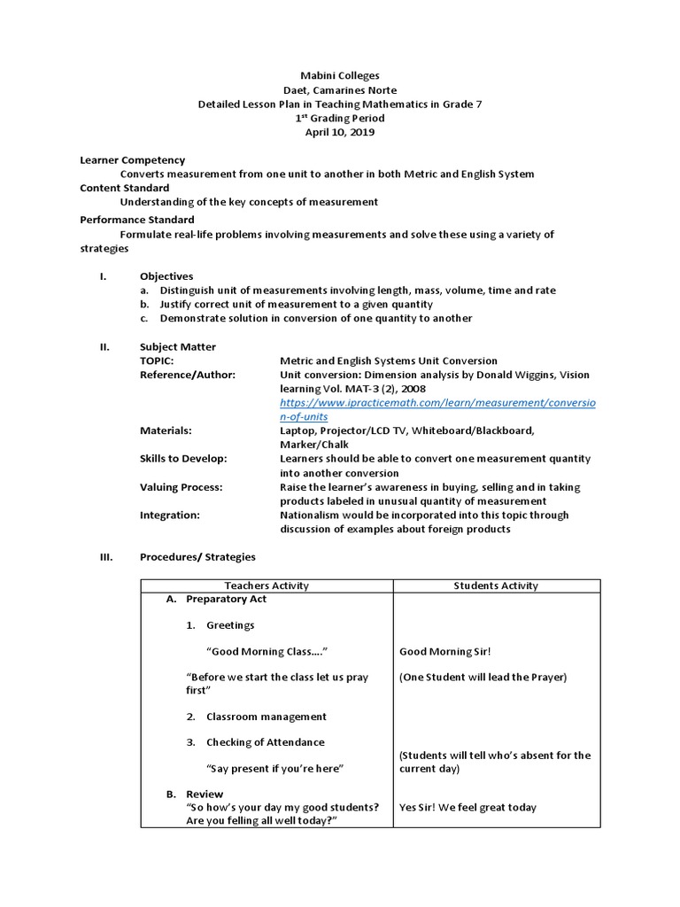 DLP MATH | Measurement | Quantity