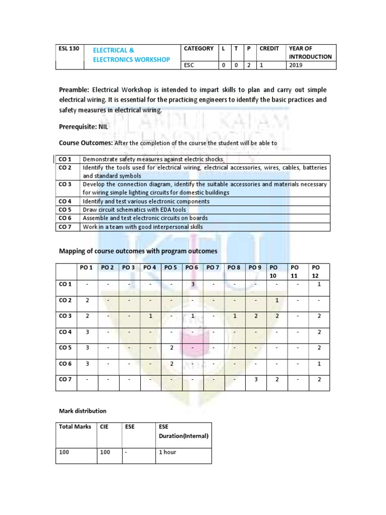 Electrical and Electronics Workshop | PDF | Printed Circuit Board ...