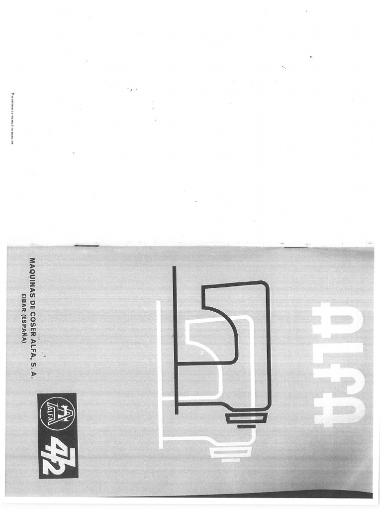 Manual de Instrucciones ALFA - Modelos 472 y 482 | PDF
