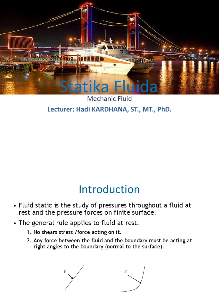 Statika Fluida Ch2.1 | PDF | Pressure Measurement | Pressure