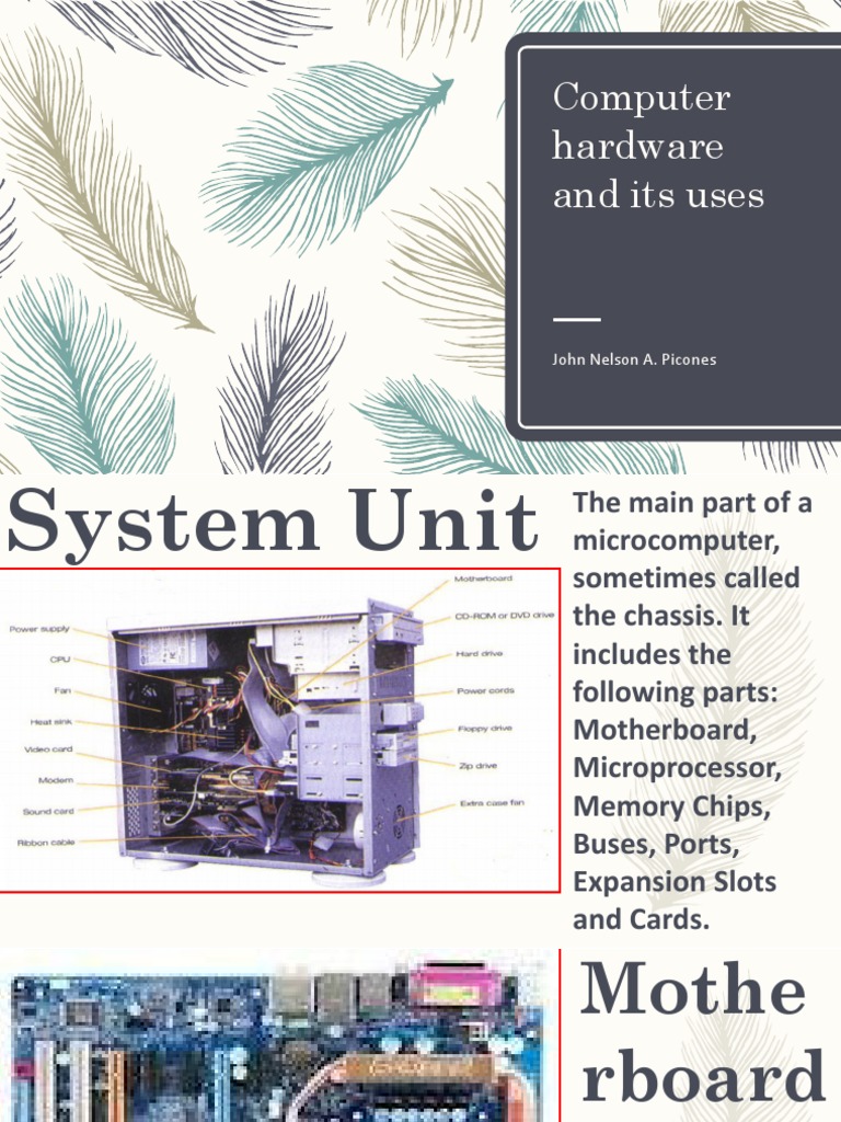 Grade 8 ICT Computer Hardware | PDF | Random Access Memory | Computer Data Storage