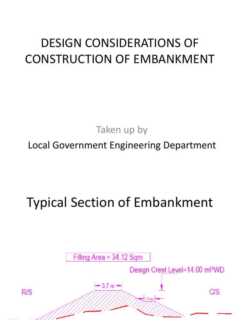 Design Considerations of Construction of Embakments LGED | PDF | Levee ...