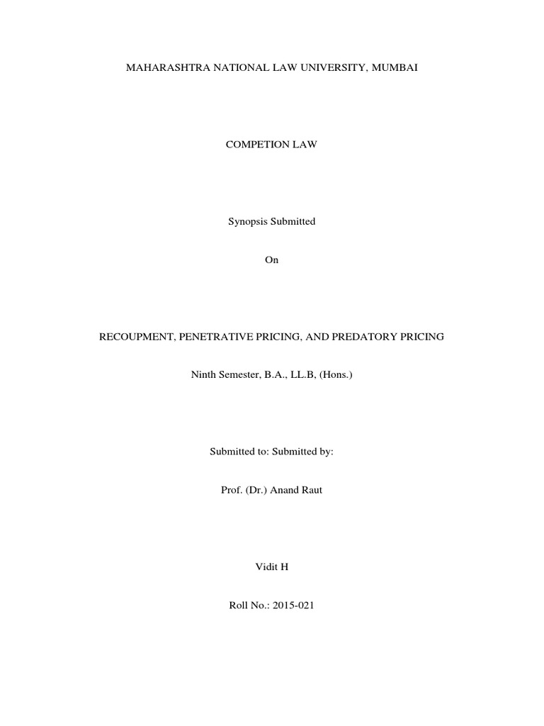 Comp Law | PDF | Competition Law | Business