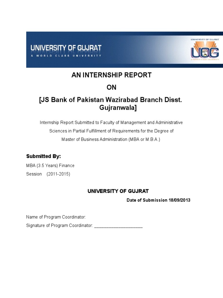 Docshare - Tips Js Bank of Pakistan Internship Report | PDF | Cheque | Deposit Account