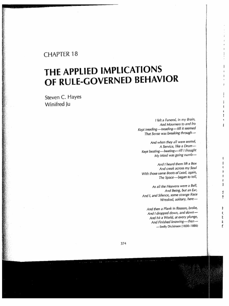 YAImplicaciones Aplicadas de Las CGR Hayes | PDF | Reinforcement | Behaviour Therapy