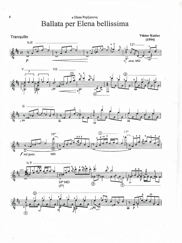 Козлов В. Ballata per Elena bellissima PDF | PDF