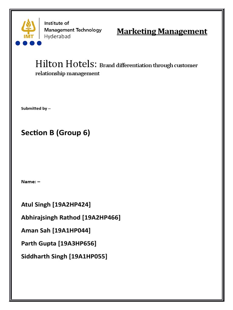 Hotels | PDF | Hilton Worldwide | The Blackstone Group