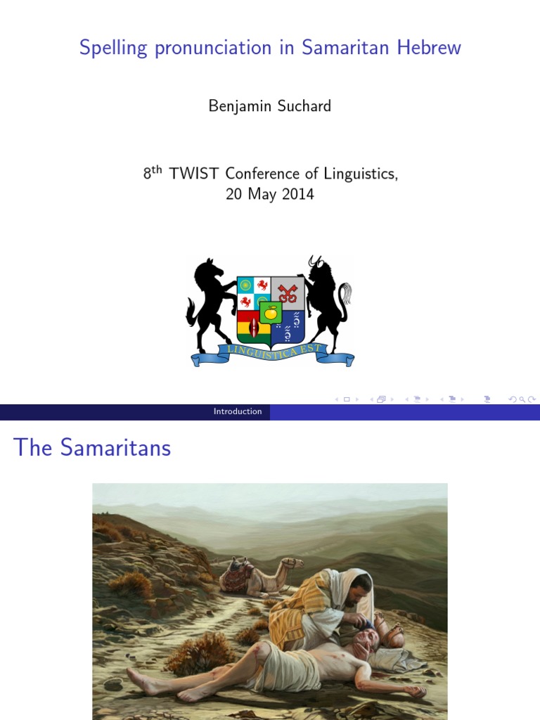 Spelling Pronunciation in Samaritan Hebr PDF | PDF | Hebrew Language ...