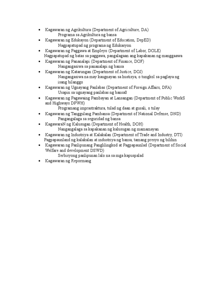 Kagawaran NG Agrikultura | PDF