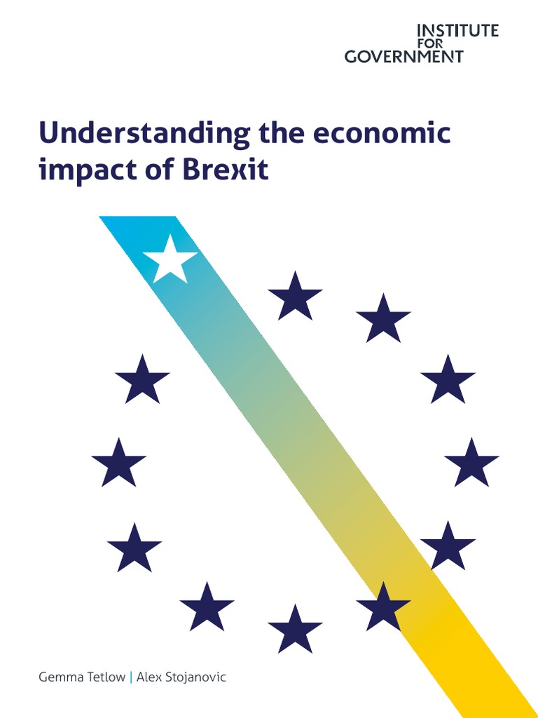 Understanding The Economic Impact of Brexit: Gemma Tetlow Alex ...