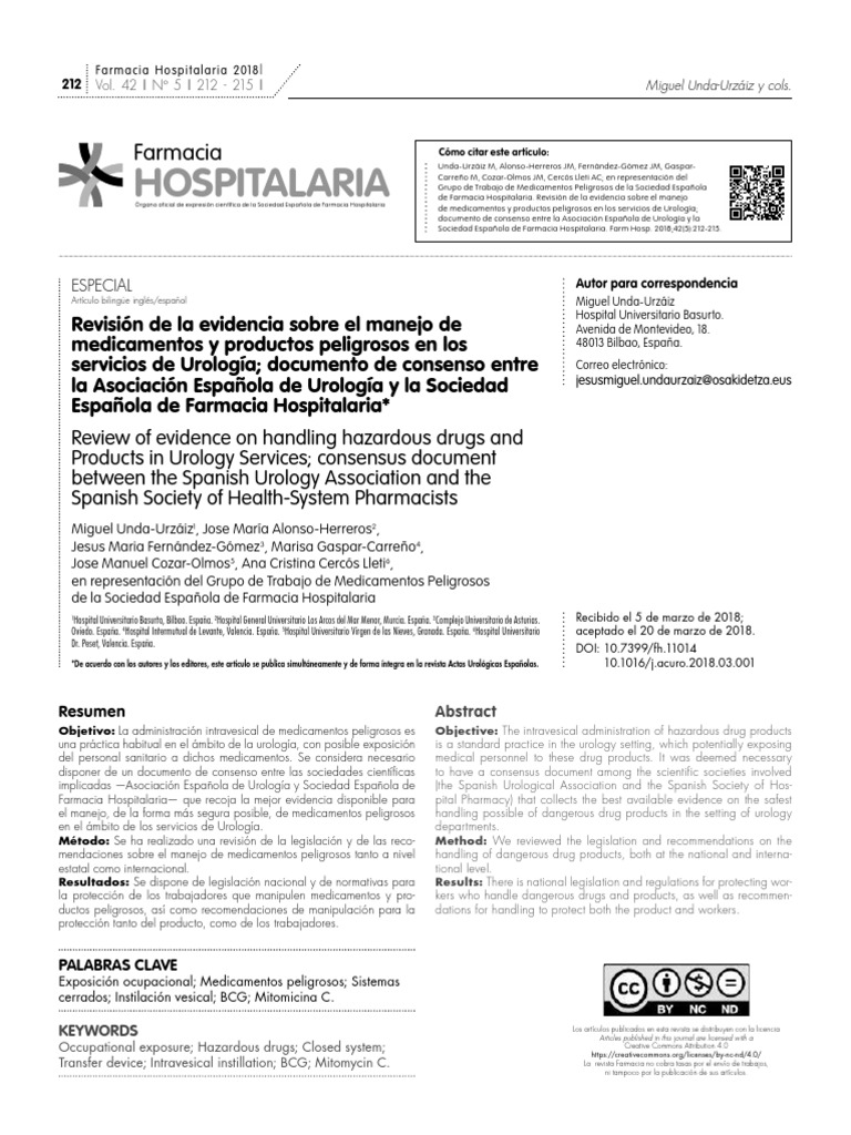 Urologia | PDF | Medicamentos con receta | Administración de Alimentos ...