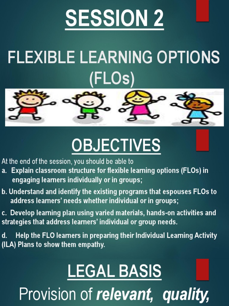 flexible learning options ppt.pptx | Educational Technology | Teaching