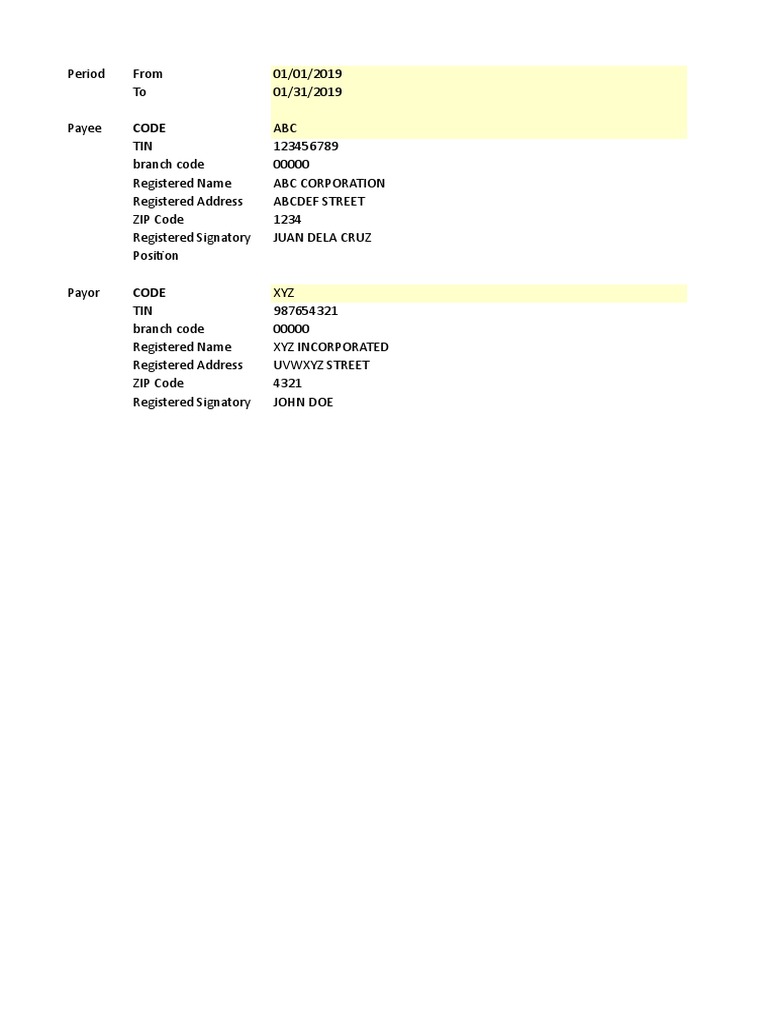 BIR Form 2307 | Withholding Tax | Payments