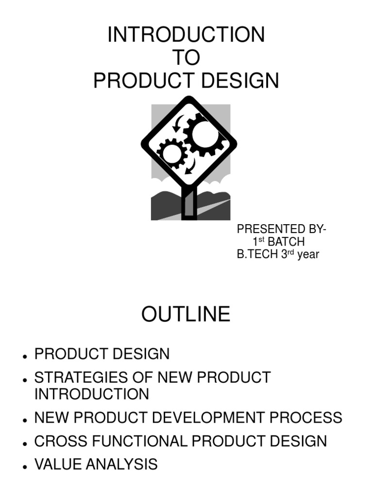 An Overview of Product Design and the New Product Development Process ...