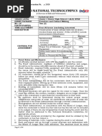 NFOT 2025 Technolympics Guidelines | PDF | Cakes | Baking