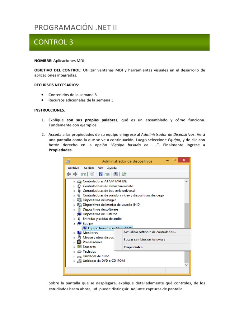 Semana 3, Control3 | PDF