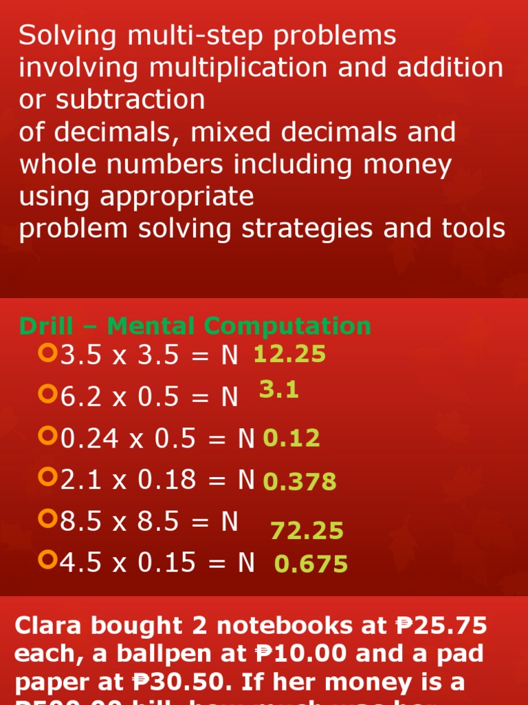 Problem | PDF | Cognition | Teaching Mathematics