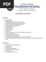 Senior High School Core Curriculum Subjects | PDF | Science | Social ...