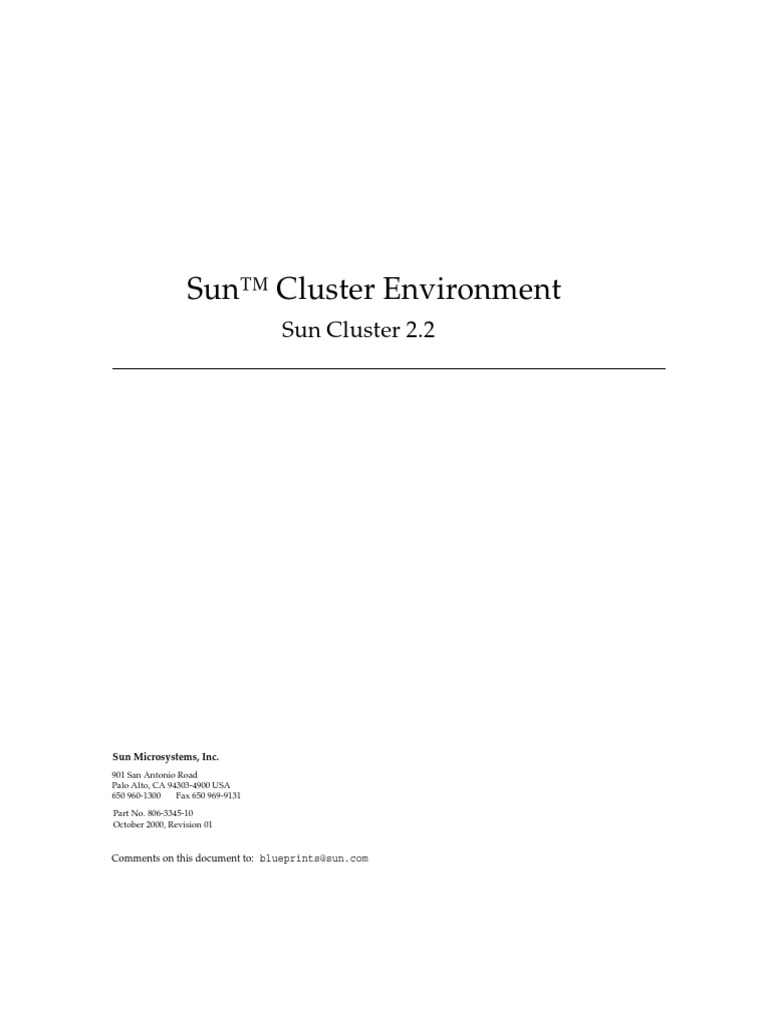 Cluster Solaris | PDF | Computer Cluster | Command Line Interface