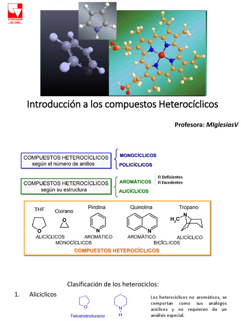 Cap 5 Introduccion A Los Heterociclicos | PDF | Piridina | Benceno