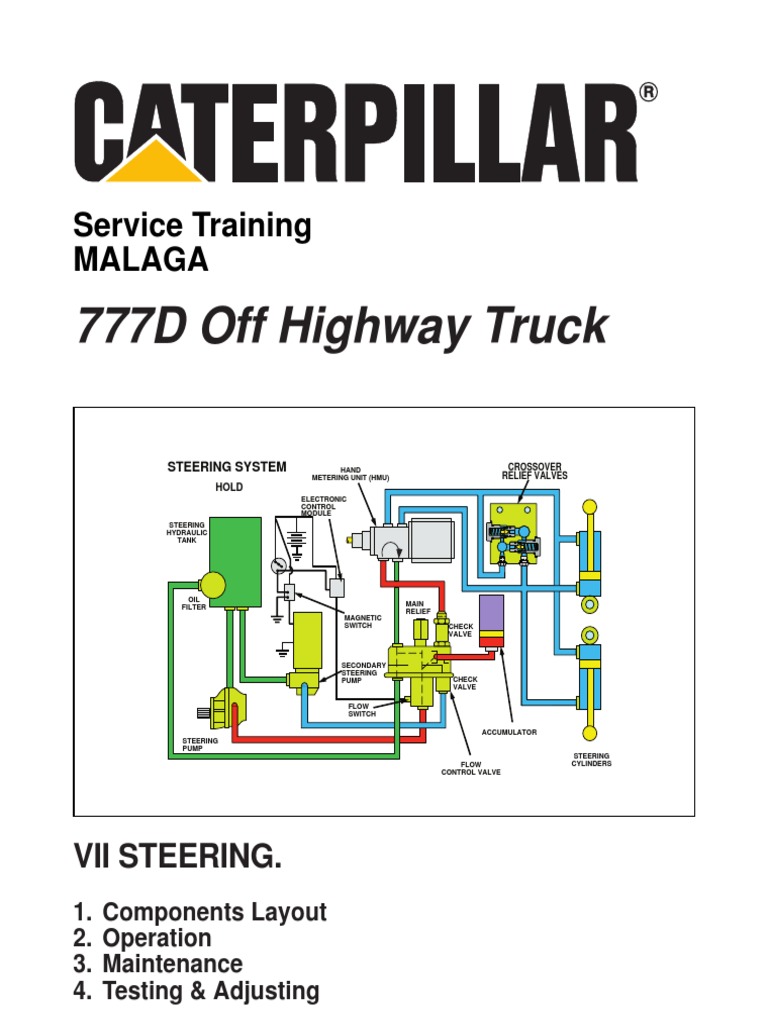 777D Off Highway Truck: Service Training Malaga | Download Free PDF ...