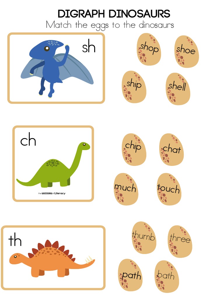 Digraph Dinosaurs: Shop Shoe Shell | PDF