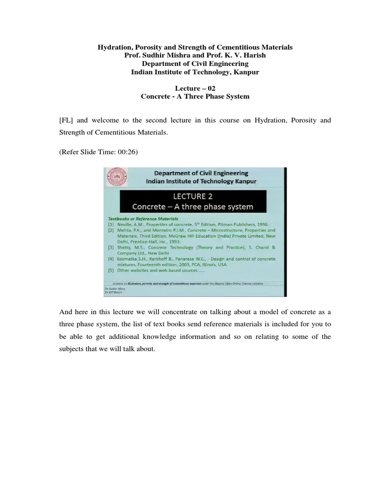 3 Phase System of Concrete | PDF | Concrete | Deformation (Mechanics)