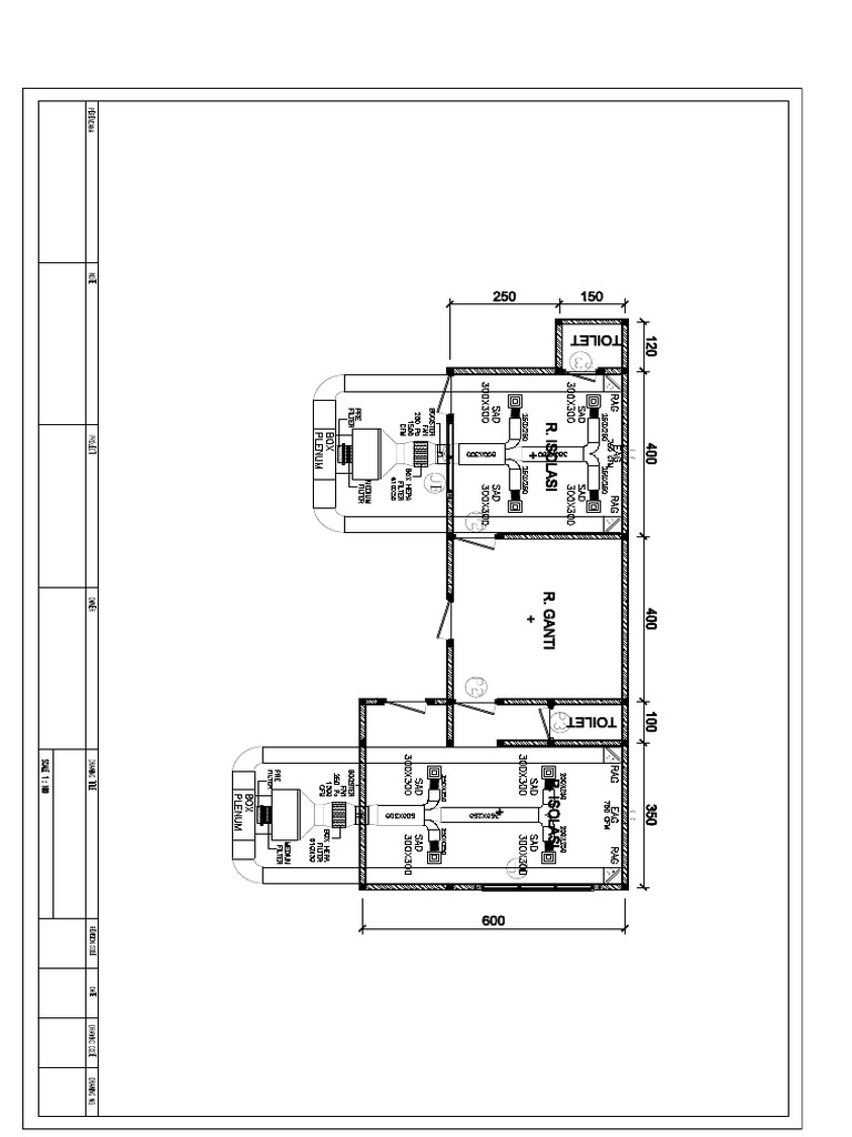 Ruang Isolasi - DWG 1-Model PDF | PDF