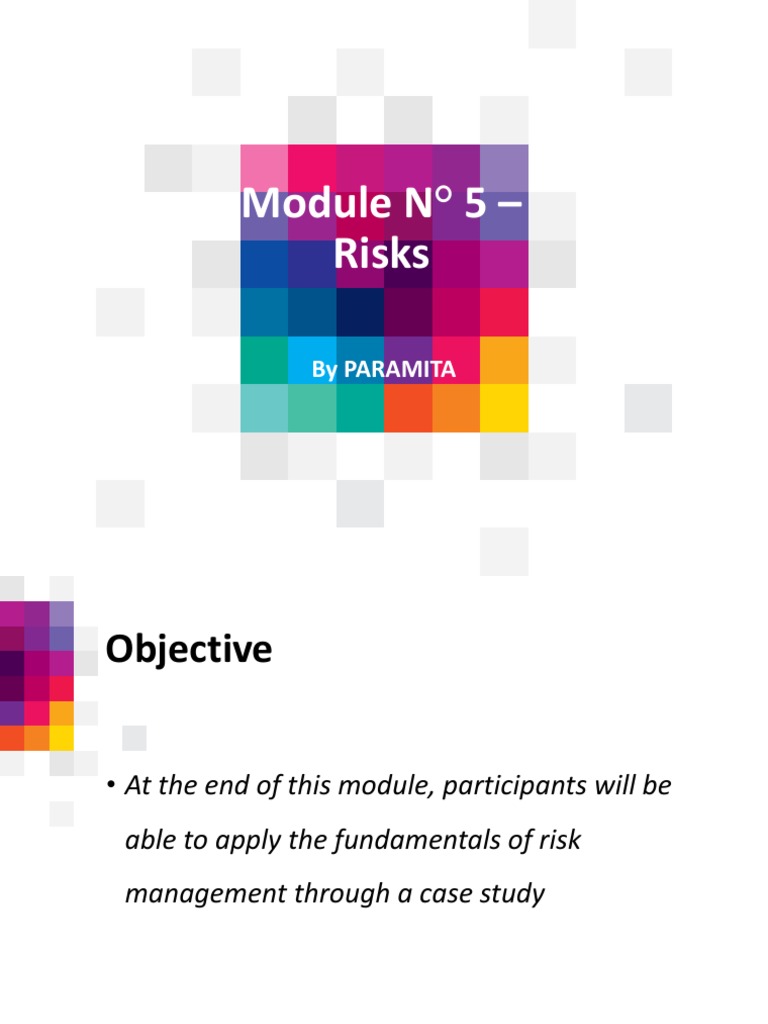 Module 05 - Risks | PDF | Risk Management | Emergency Management