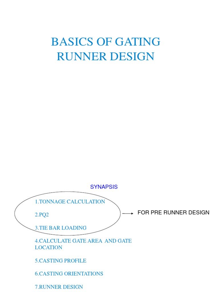 Runner and Gating Design Basics | PDF | Casting (Metalworking ...