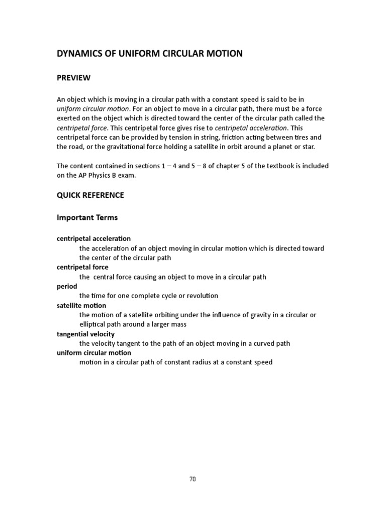 5 Circular | PDF | Orbit | Acceleration