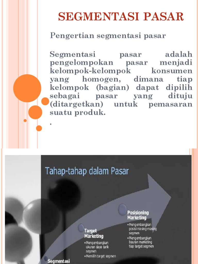 Materi 7 Segmentasi Pasar | PDF | Bisnis