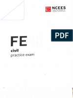 FE Civil Practice Exam | PDF