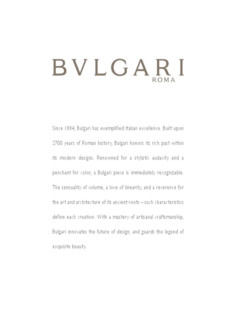 Bvlgari Brochure Bridal Row Us 2017 | PDF | Gemstone | Jewellery Components
