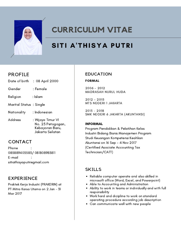 Contoh CV | PDF