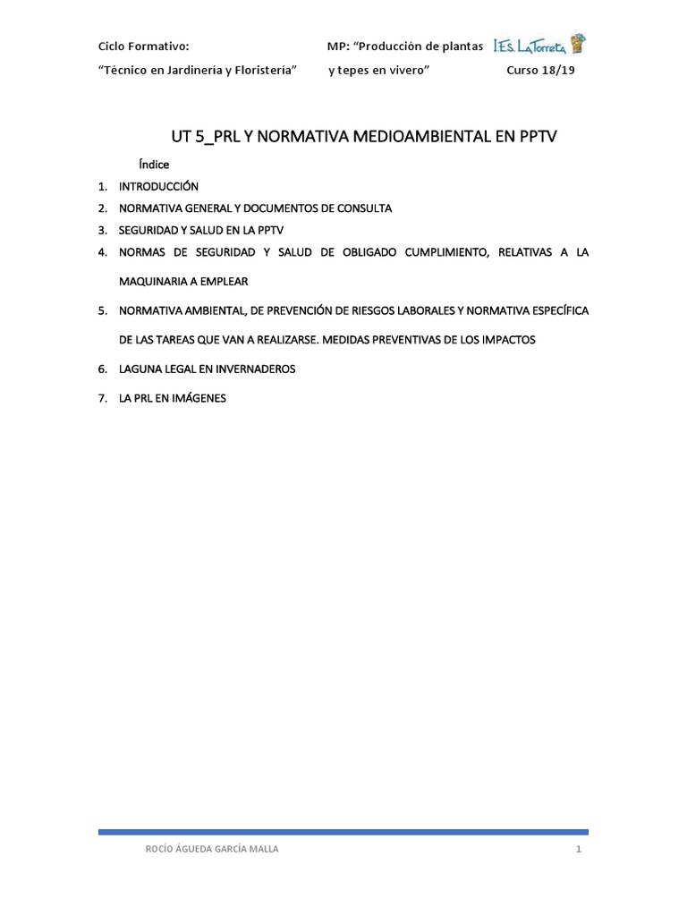 Ut 5 - PRL - Mmaa - PPTV | PDF | Máquina elevadora | Herramienta de máquina