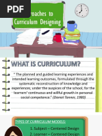 UNIT II. Early Childhood Curriculum Models (Week 3-5) : Cavite State ...