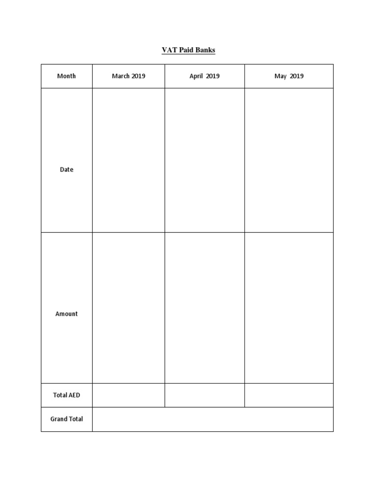 VAT Format | PDF | Government Finances | Taxes