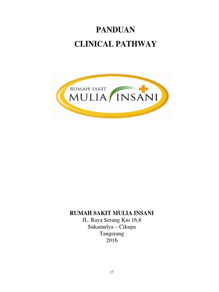 PANDUAN CLINICAL PATHWAY | PDF