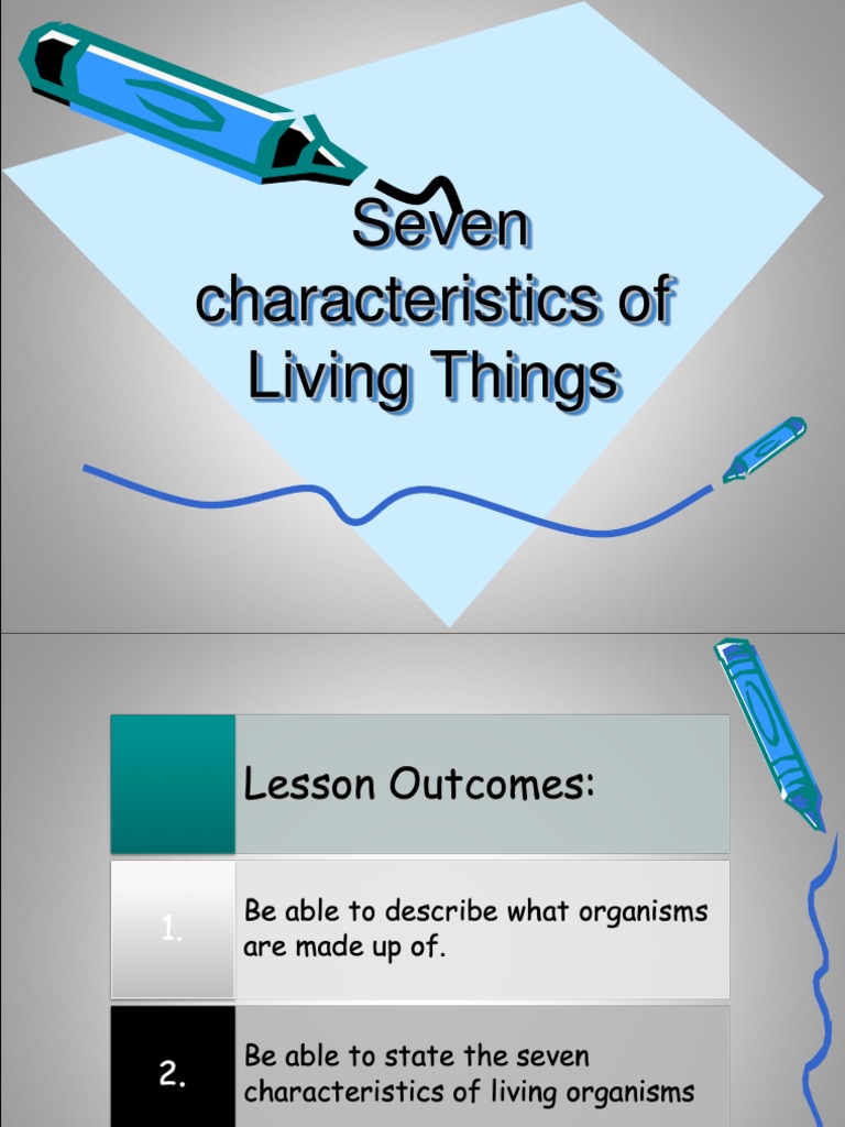 Grade 7 Science - Characteristics of Living Things | PDF | Organisms ...