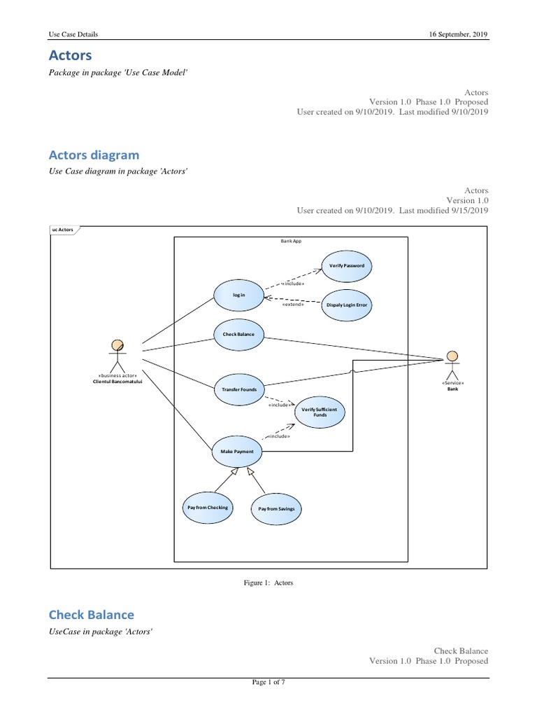 Actors Diagram | PDF | Use Case | Login