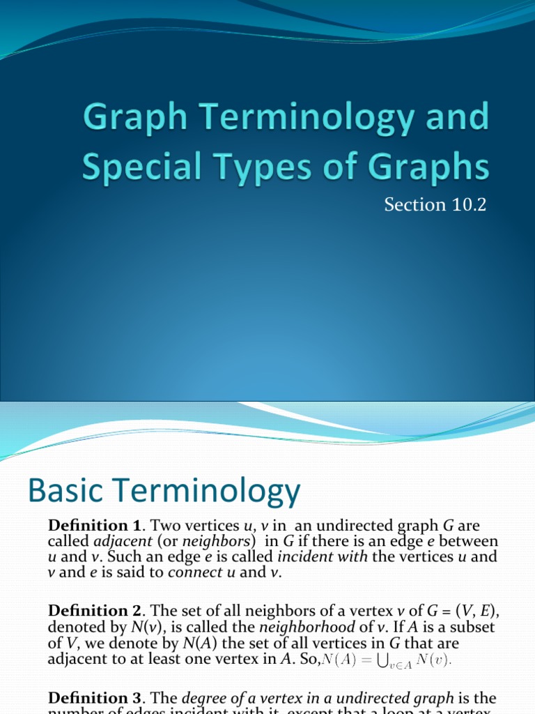 Graphs | PDF | Vertex (Graph Theory) | Mathematical Concepts