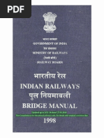 Updated Indian Railway Bridge Manual | PDF | Deep Foundation | Bridge